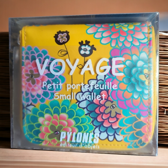 Pylones | Bags | Pylones Voyage Small Wallet Switzerland Bright Floral ...